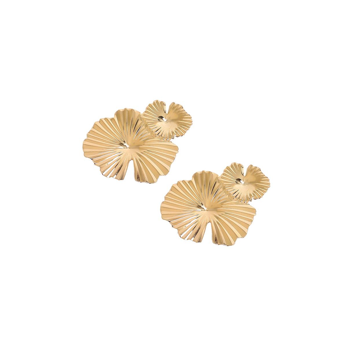 Click here for Waterleaf Drop Earrings - Gold prices