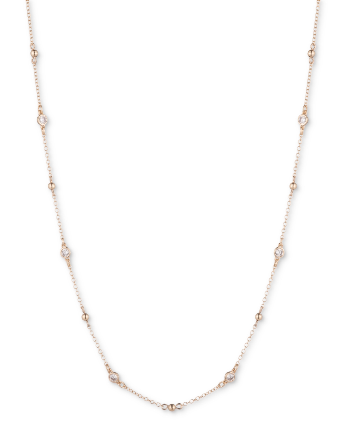 Click here for Lauren Ralph Lauren Gold-Tone Cubic Zirconia Bezel... prices