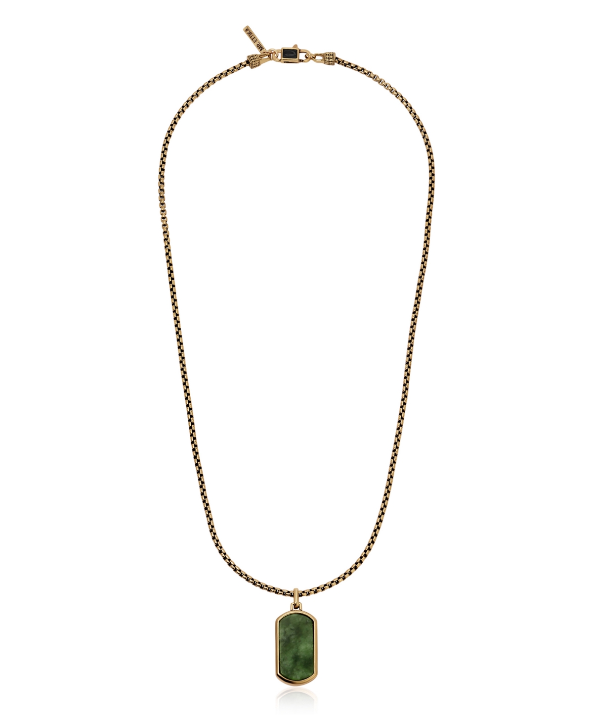 Click here for Ettika Set Stone Necklace - Gold  Green Jade prices