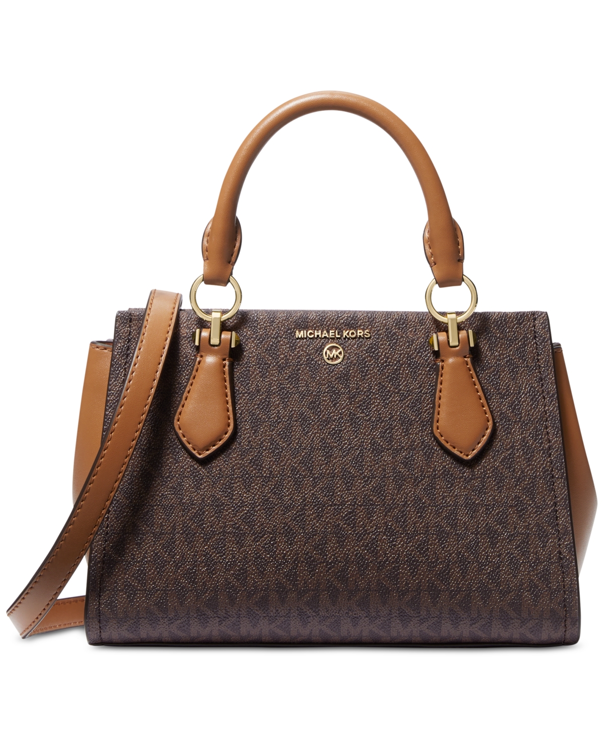 Click here for Michael Michael Kors Marilyn Small Crossbody - Bro... prices