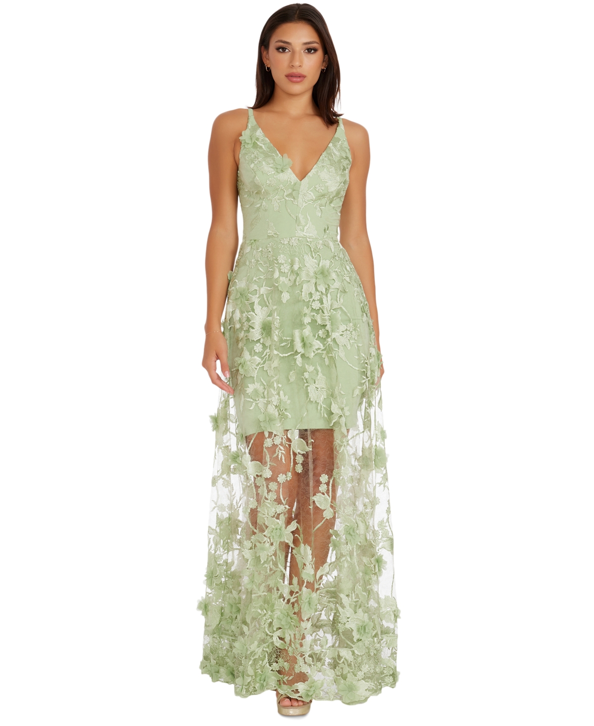 Click here for Dress the Population Womens Sydney Lace Floral-App... prices