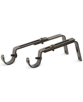 Rod Desyne Pair of Adjustable Wall Brackets for 3/4'' Rod - Macy's