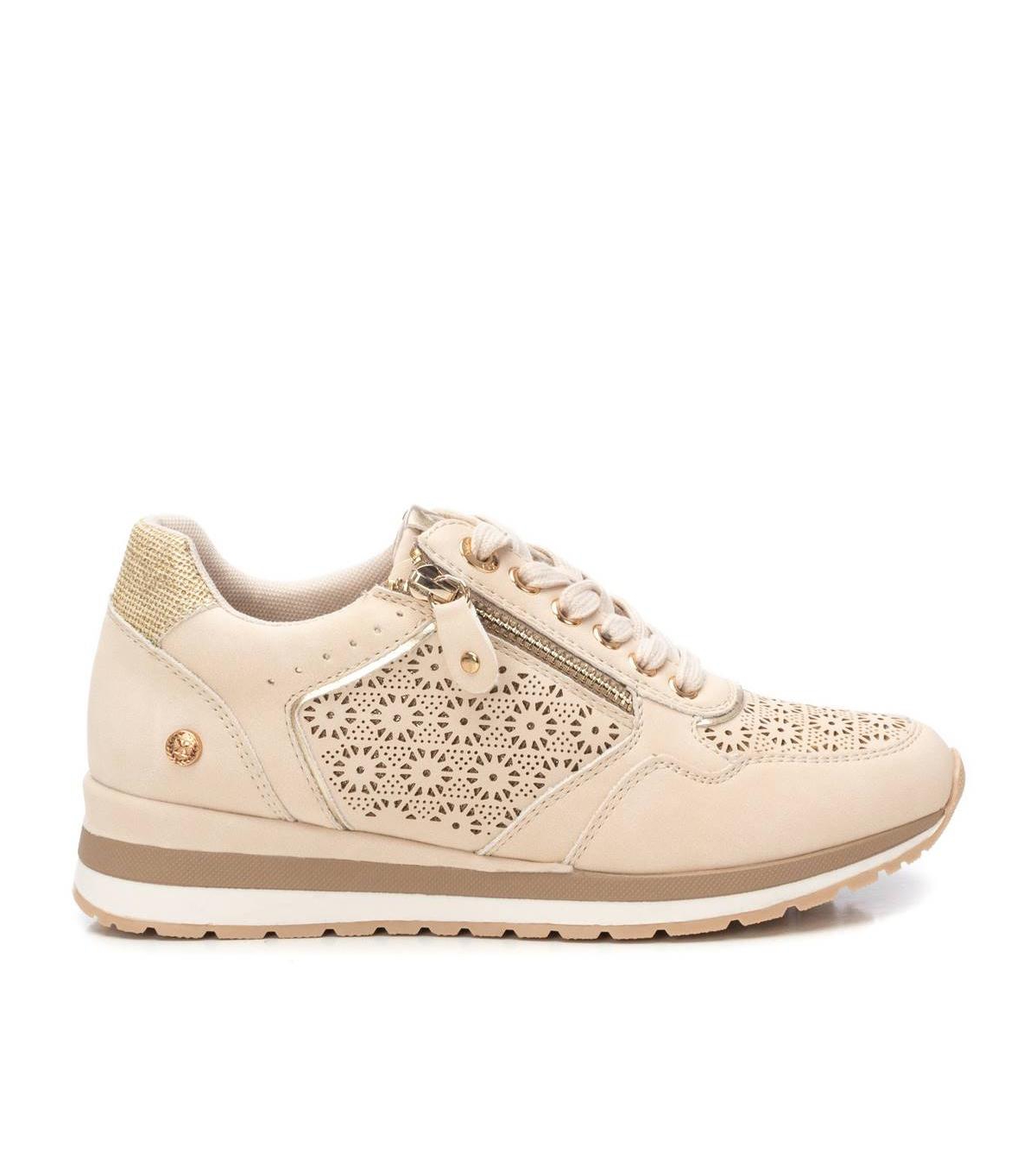 Click here for Xti Womens Casual Sneakers - Beige prices