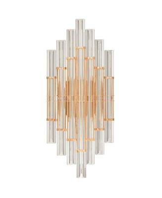 MOOSE Gold Crystal Wall Sconce Bathroom Modern Lights - Macy's