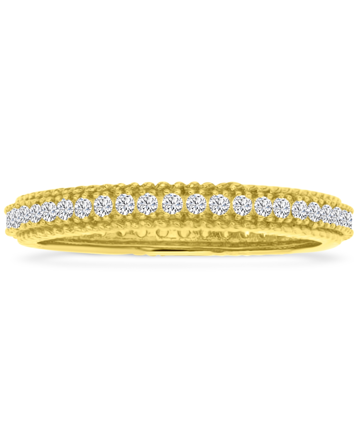 Click here for Cubic Zirconia Band Ring (5/8 ct. t.w.) in 14k Gol... prices