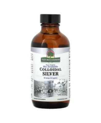 Nature's Answer Colloidal Silver 50 mcg (10 ppm) - 4 fl oz (120 ml ...