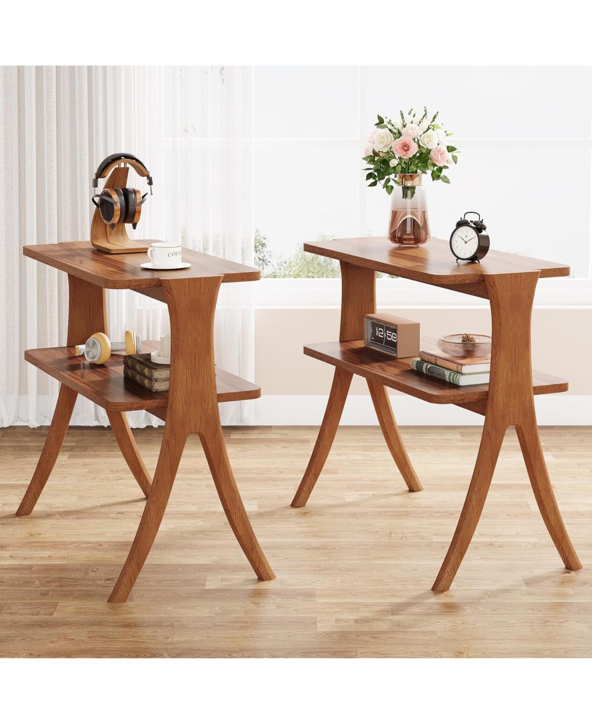 Click here for Tribesigns Narrow Side Table Set for Living Room -... prices