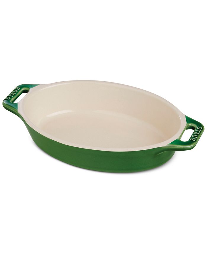 Staub Ceramic 11" Oval Baking Dish - Macy's