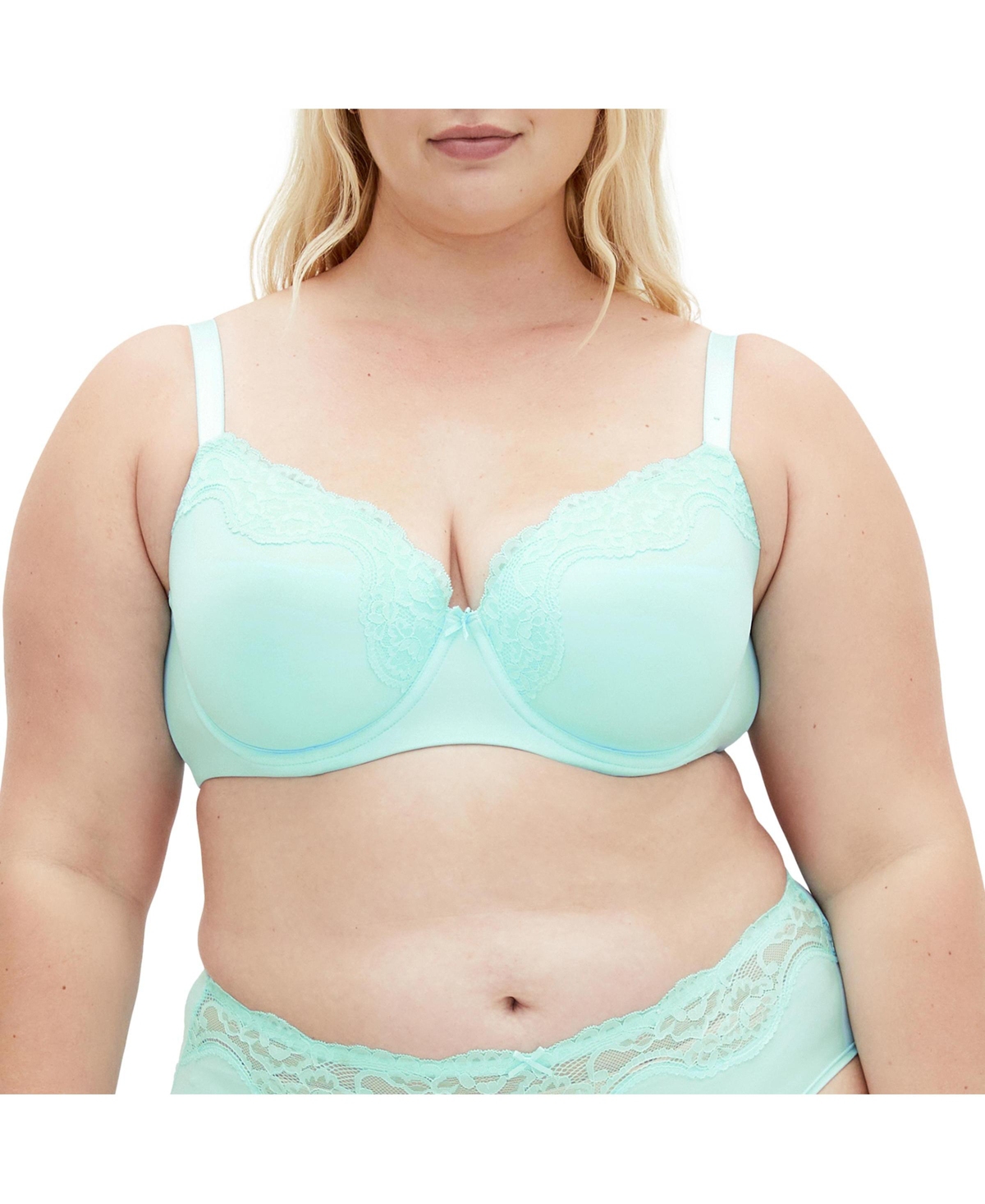 Click here for Plus Size Smooth & Chic T-Shirt Bra - Iced aqua prices