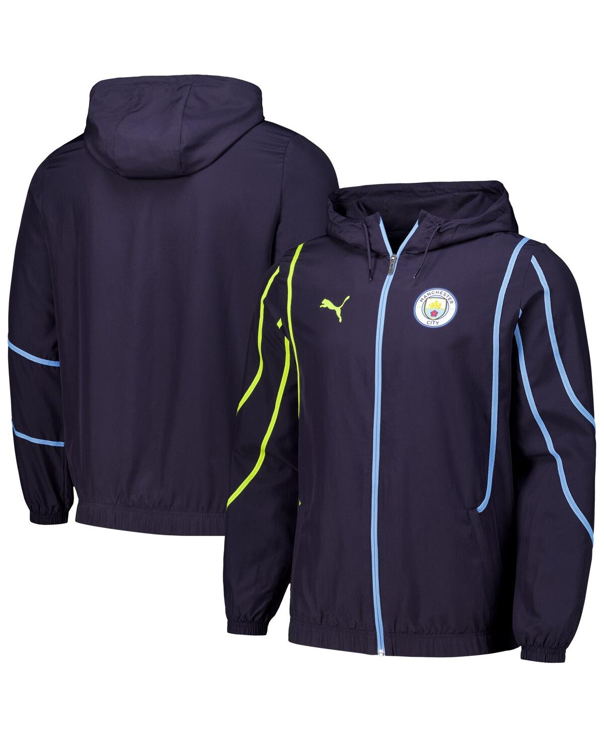 Click here for Puma Mens Navy Manchester City 2024/25 Pre-Match A... prices