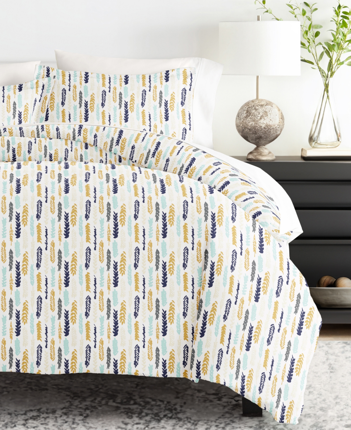 Click here for ienjoy Home Lucid Dreams Patterned Duvet Cover Set... prices