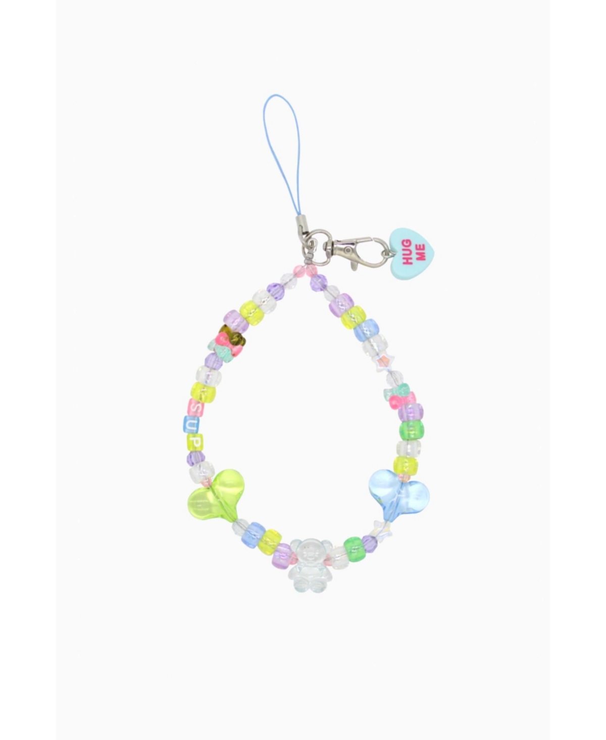Click here for Multicolor Various Beads Phone Strap 8.0″ prices