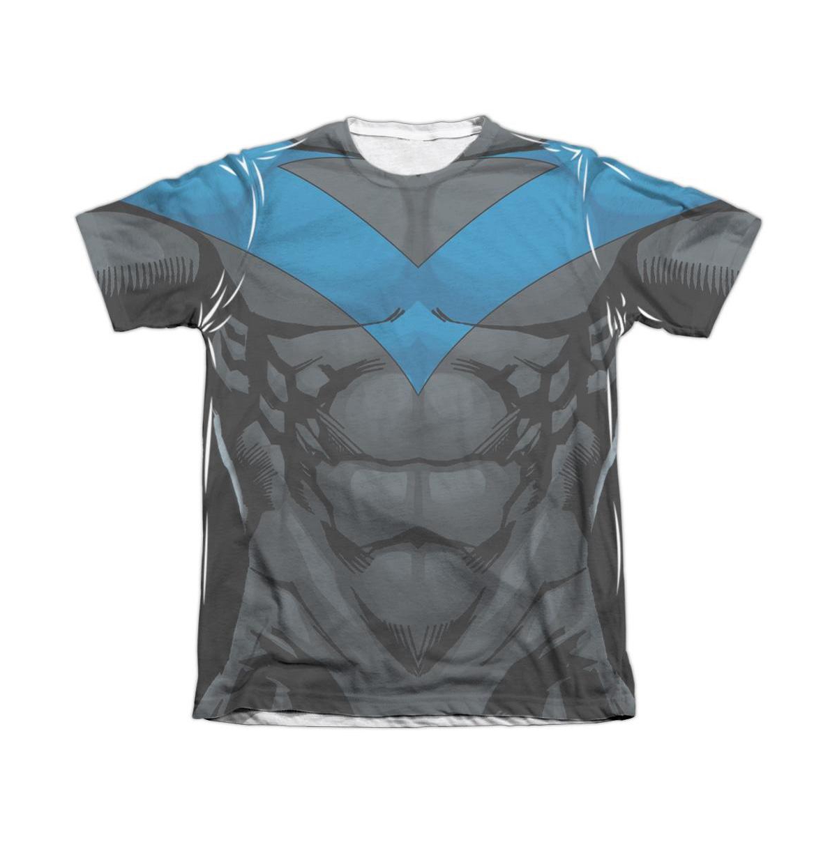 Click here for Batman Mens Nightwing Blue Uniform Adult Poly/Cott... prices