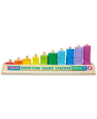 Melissa and Doug Kids' Counting Shape Stacker - Macy's