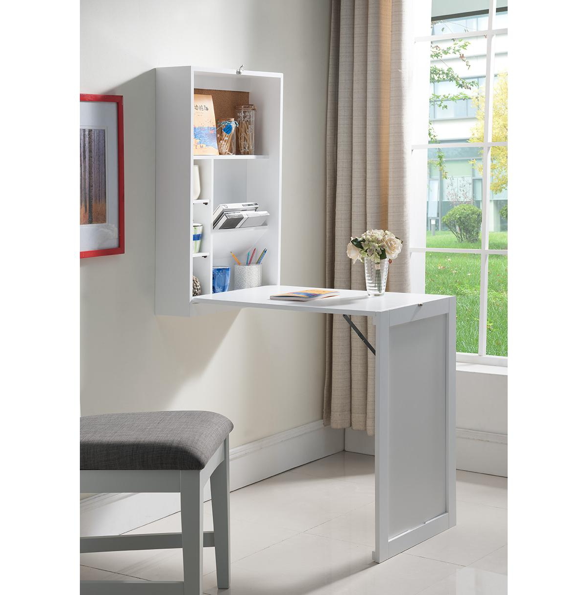 Click here for Kings Brand Furniture Culver Fold-Away Writing Des... prices