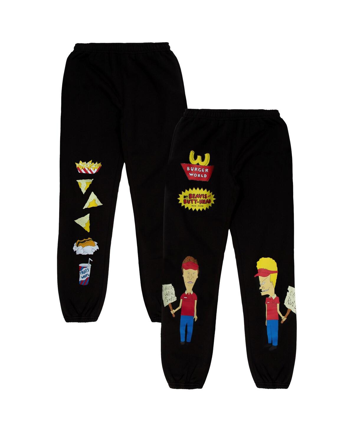 Click here for Dumbgood Mens Black Beavis and Butt-Head Burger Wo... prices