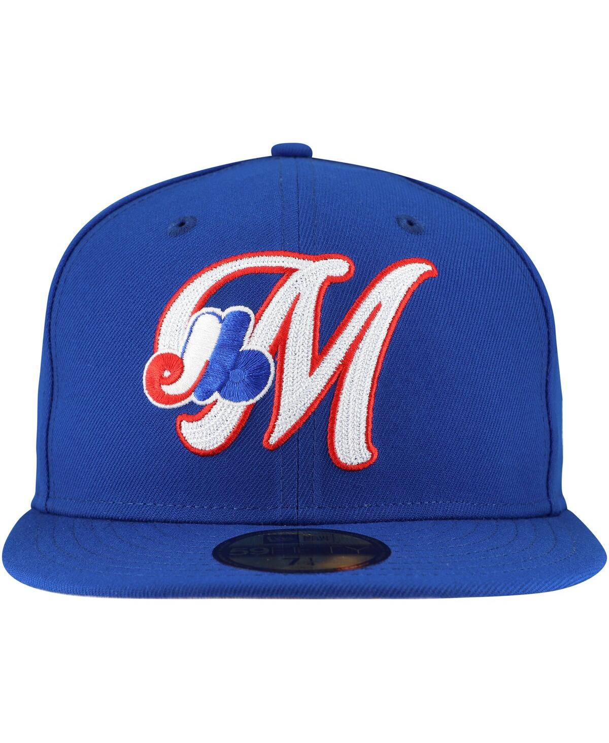 New Era Men's Blue Montreal Expos Cooperstown Collection Duo Logo 2.0 ...