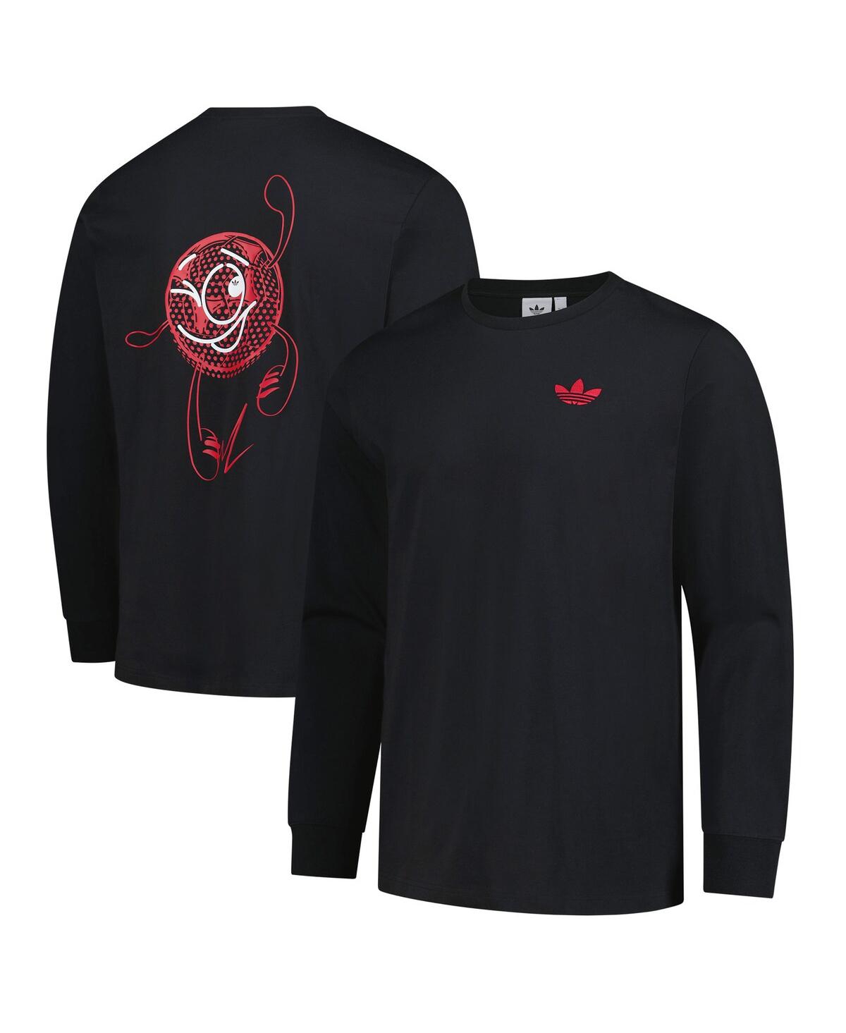 Click here for Adidas Mens Black Ajax Culturewear Graphic Long Sl... prices
