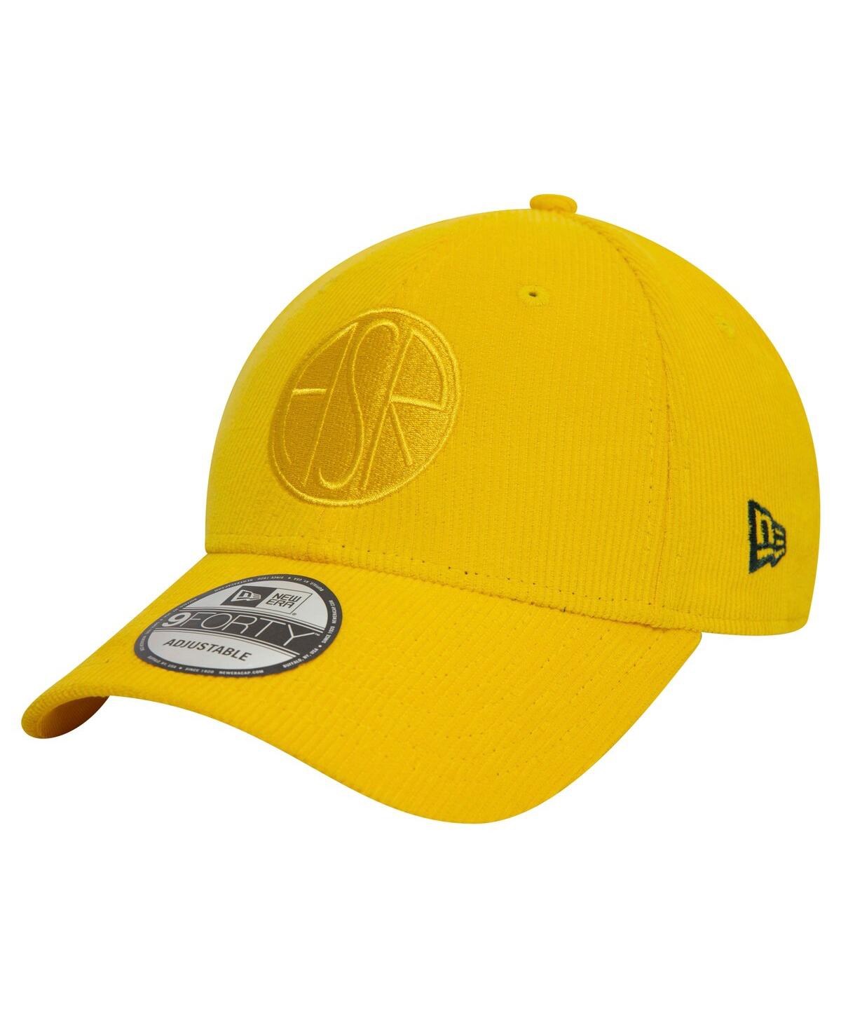 Click here for New Era Mens Yellow As Roma Corduroy Tonal 9FORTY... prices
