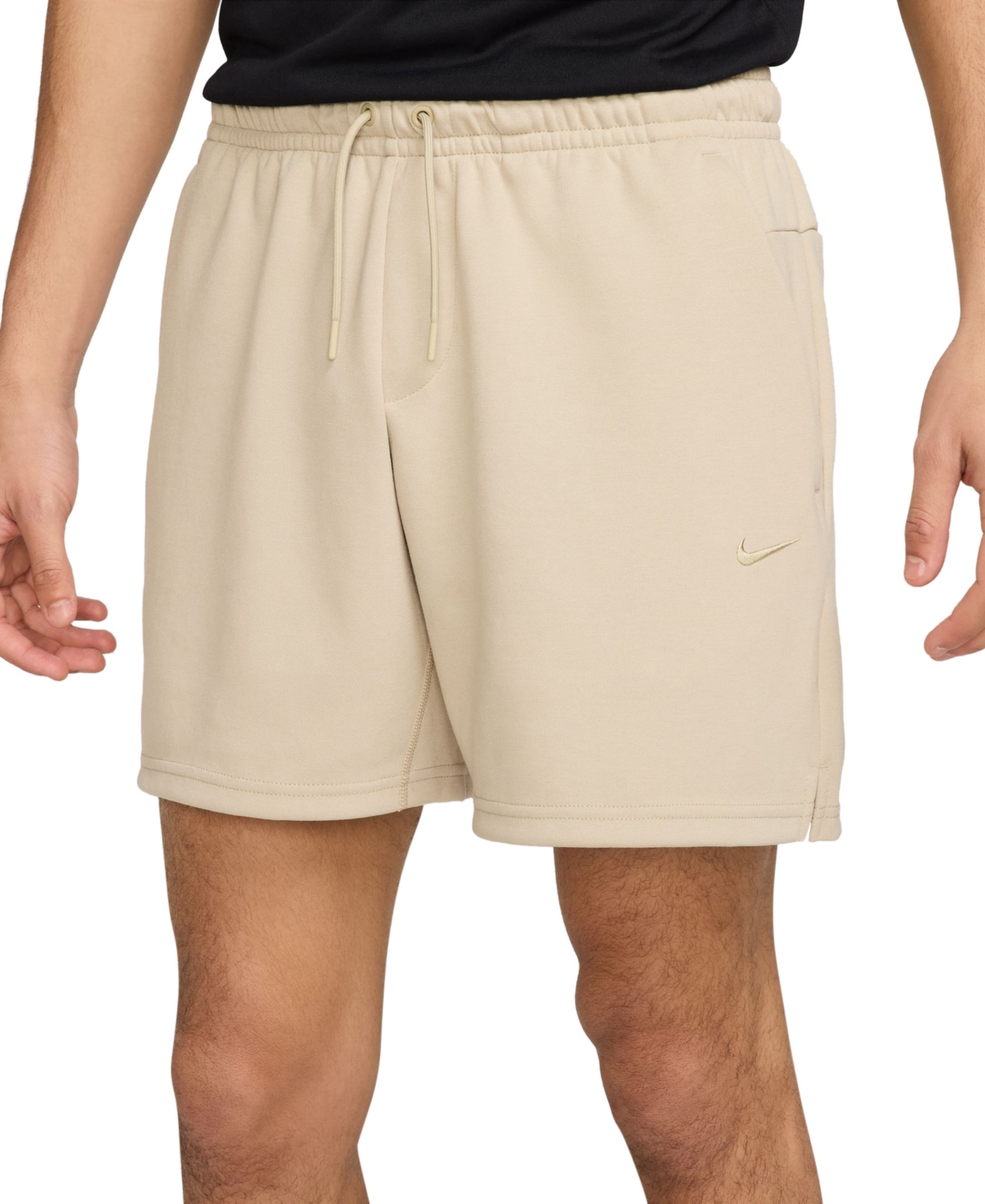 Nike Mens Primary Fleece Dri-fit Relaxed-Fit Uv 7 Performance Shorts - Desert Khaki/desert Khaki