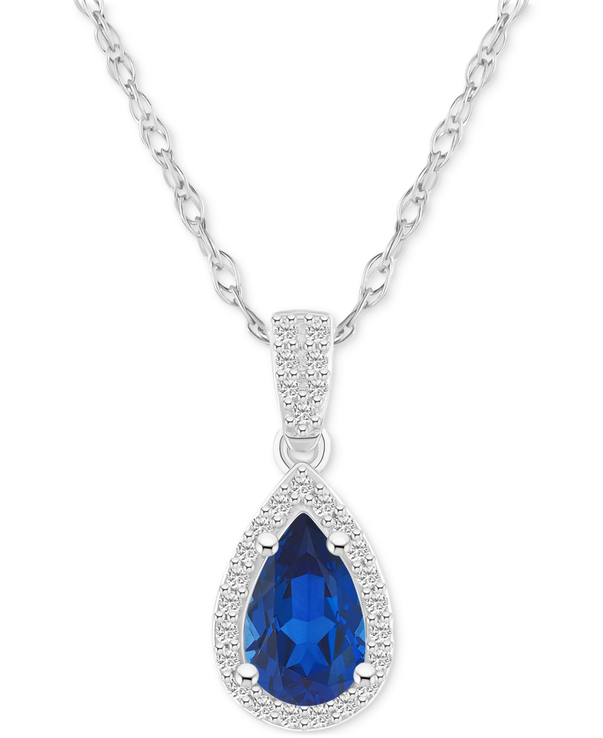 Click here for Lab Created Blue Sapphire (1 ct. t.w.) & Lab Creat... prices
