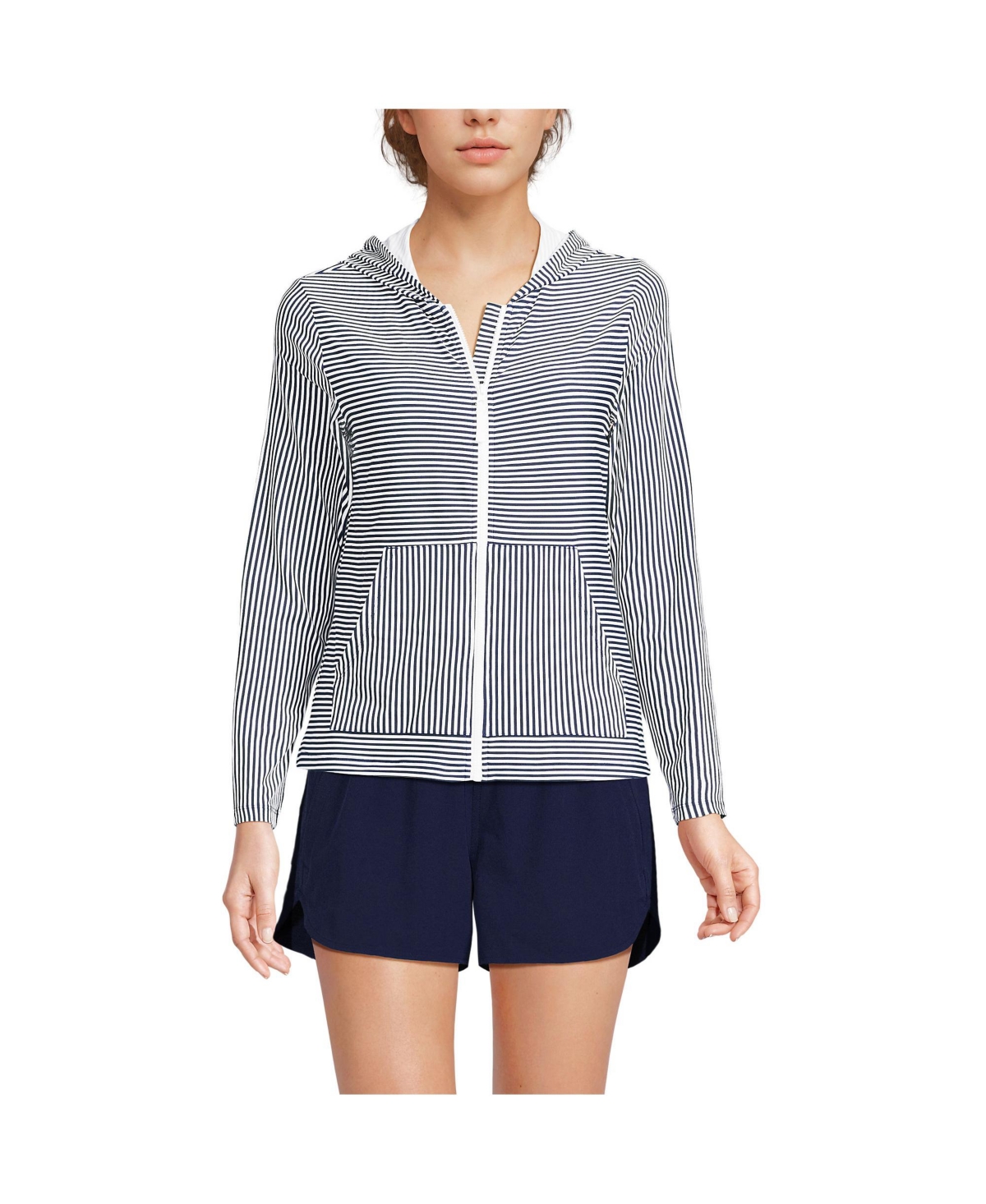 Click here for Lands End Womens SunShade Upf 50 Long Sleeve Hoode... prices