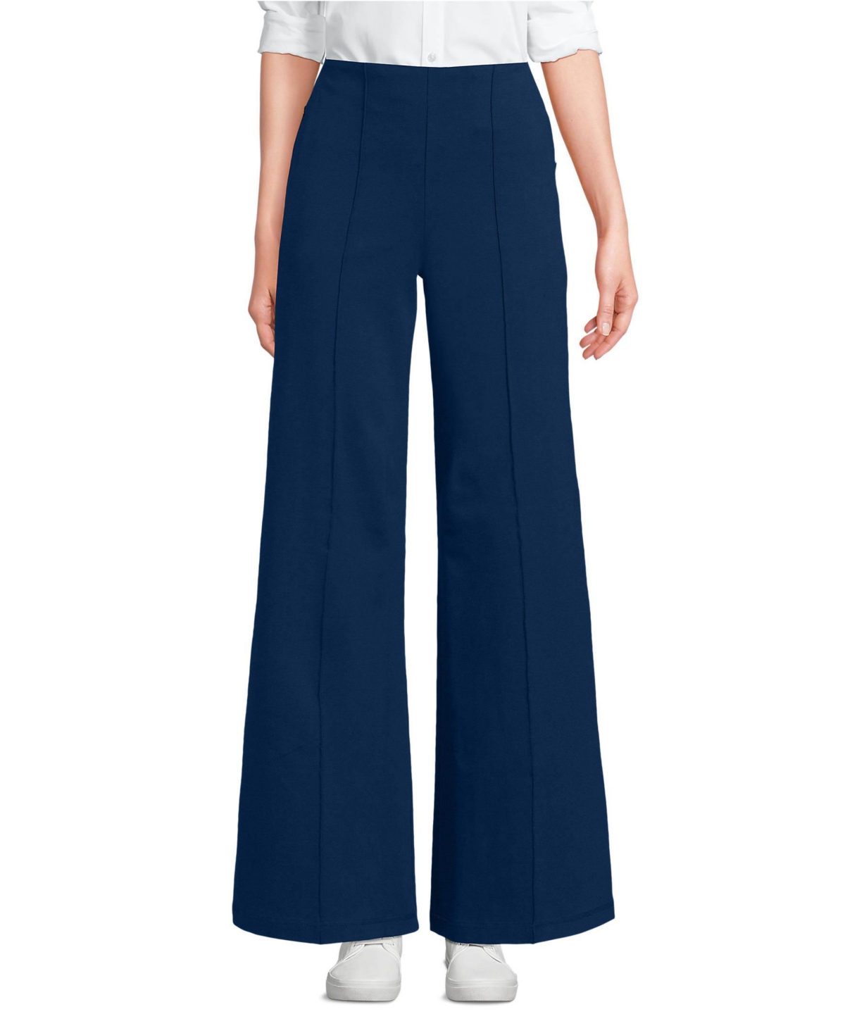 Click here for Lands End Womens Starfish High Rise Palazzo Pants... prices