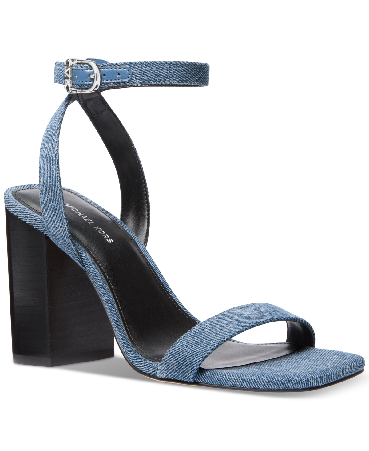 Click here for Michael Michael Kors Womens Merriam Block-Heel San... prices