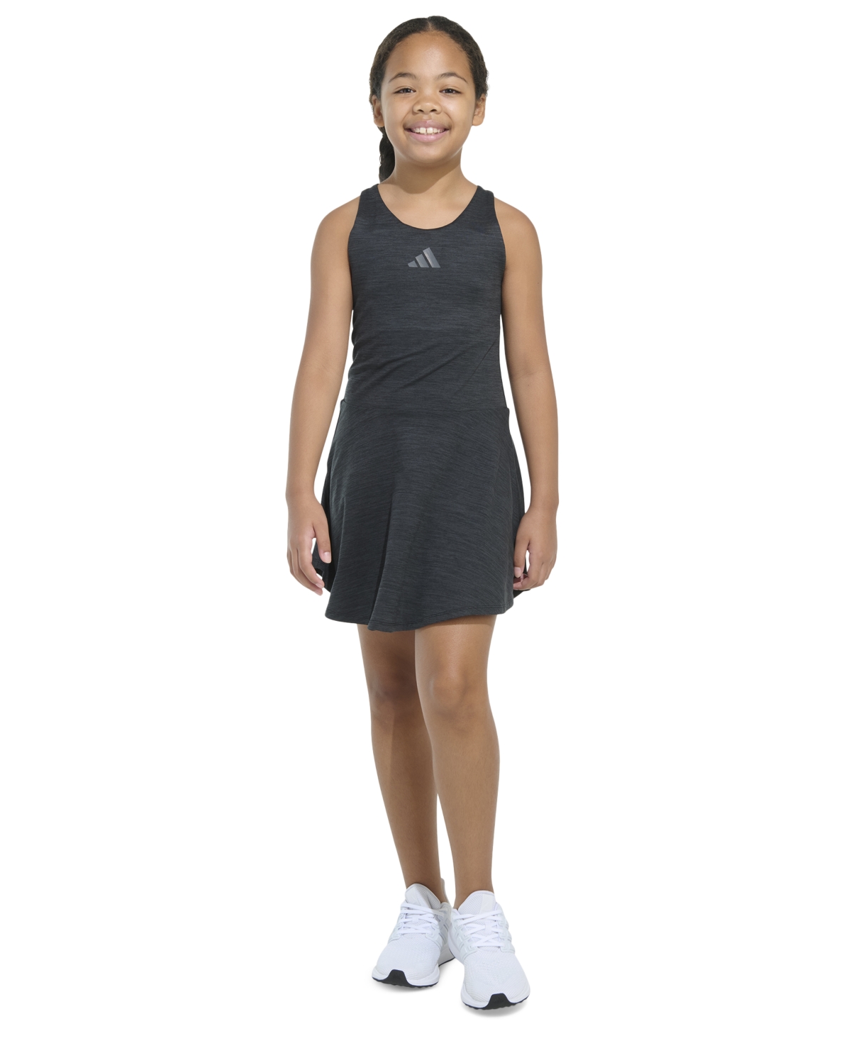 Click here for adidas Big Girls Melange Flounce Racerback Sleevel... prices