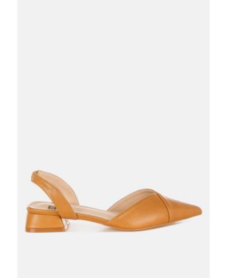 Rag and Co Womens Tijay Soft Real Leather Slingback Sandals - Macy's