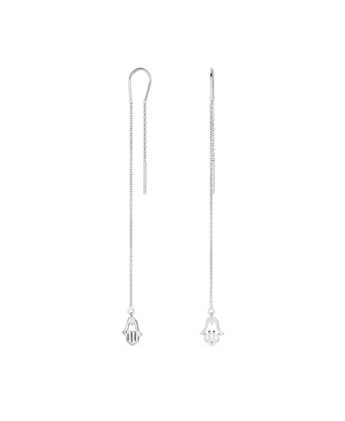 Click here for Bling Jewelry Amulet Hamsa Hand Dangle Earrings Sp... prices