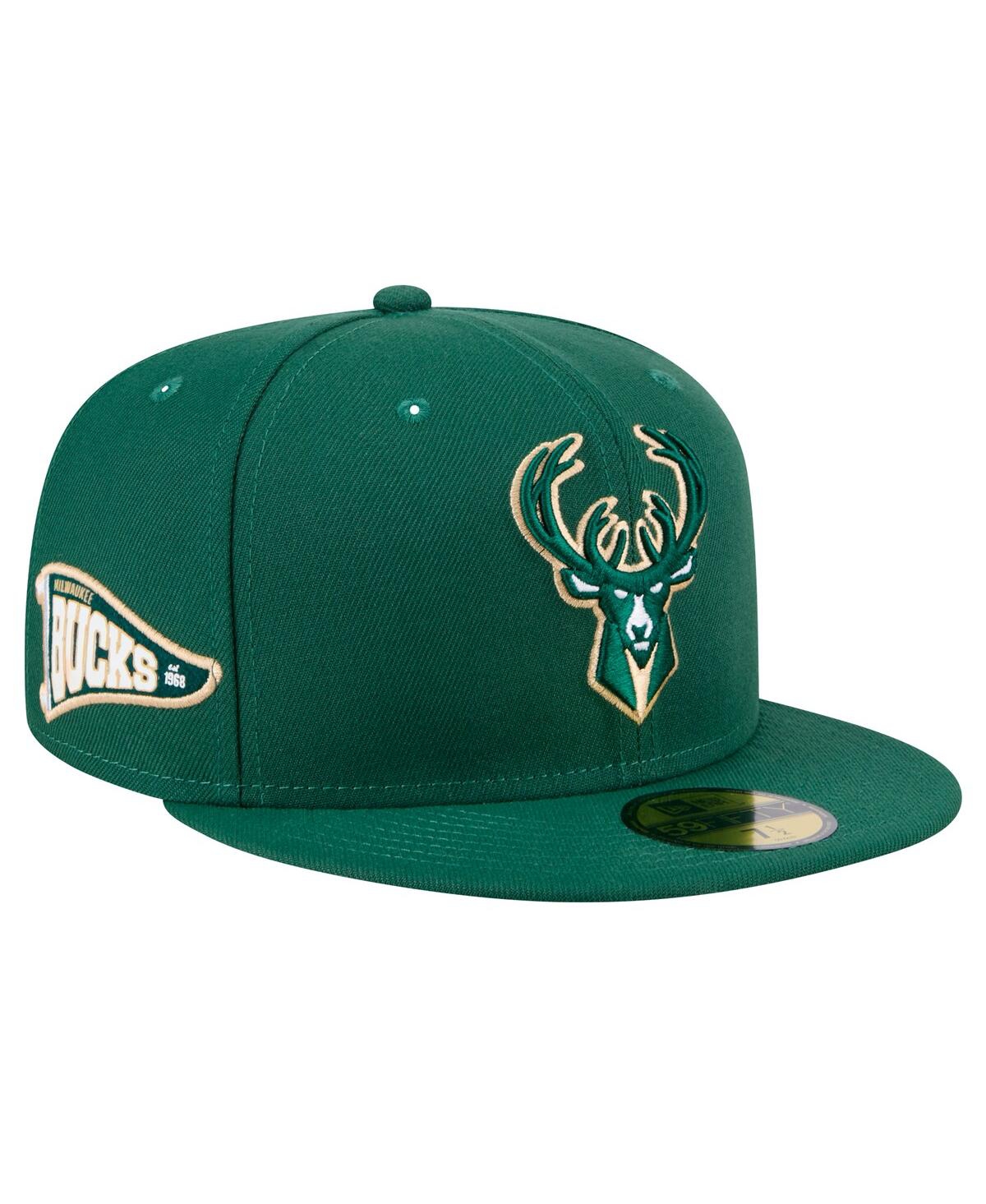 Click here for New Era Mens Hunter Green Milwaukee Bucks Throwbac... prices