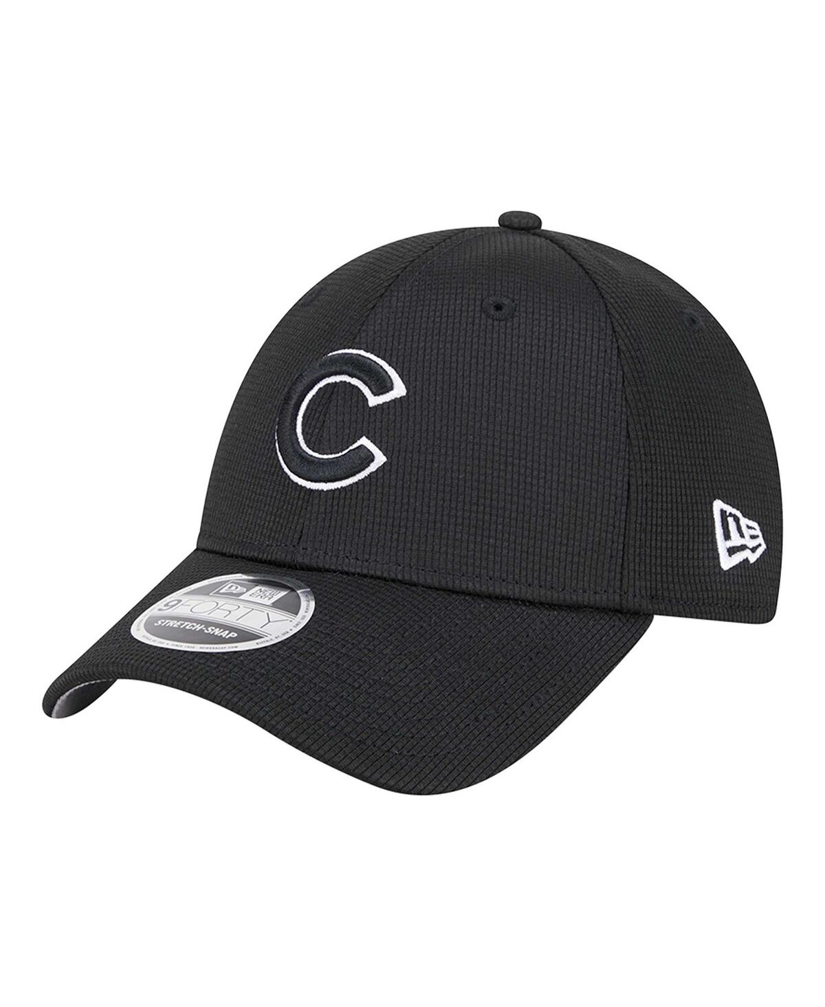 Click here for New Era Mens Black Chicago Cubs Pivot 9FORTY Adjus... prices