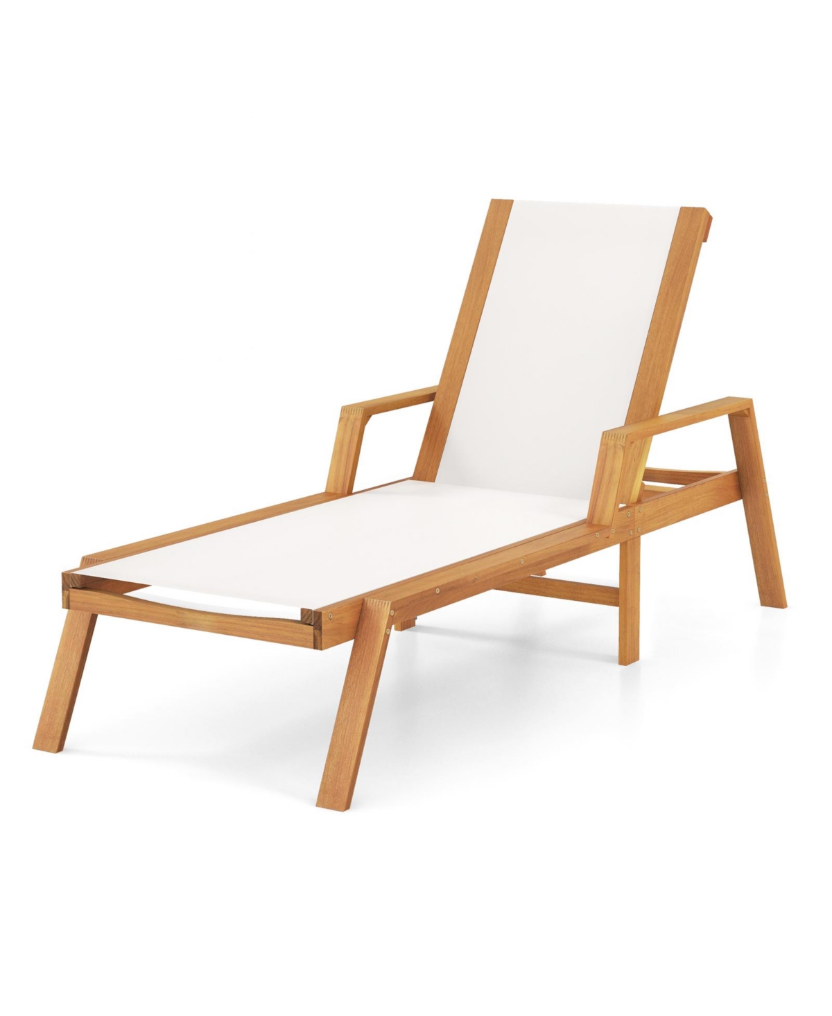 Click here for Patio Chaise Lounge Chair with Armrests and Fabric... prices