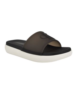 Calvin Klein Women's Peari Pool Slip-On Slide Sandals - Macy's