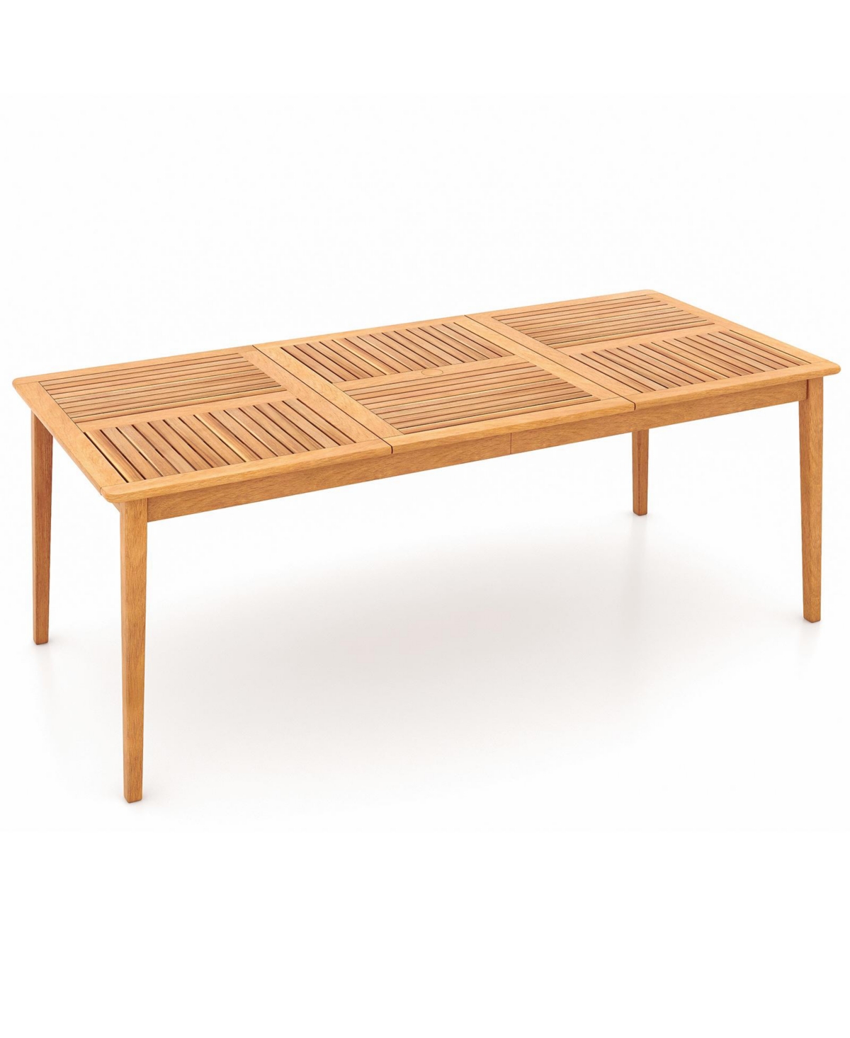 Click here for 8-Person Outdoor Acacia Wood Dining Rectangular Bi... prices