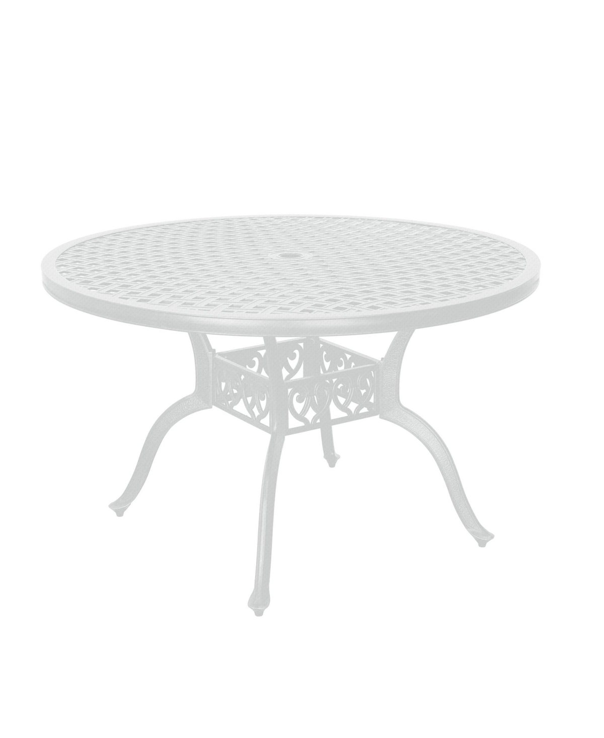 Click here for 47 Inches Outdoor Dining Table Cast Aluminium Roun... prices