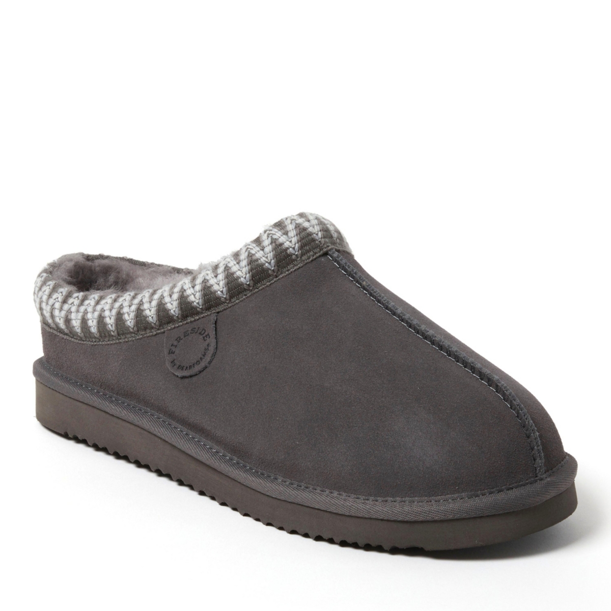 Click here for Dearfoams Mens Grafton Genuine Shearling Clog Slip... prices
