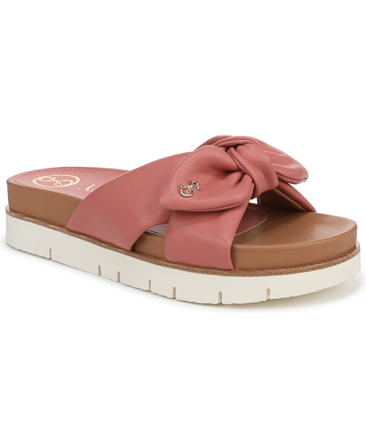 Click here for Sam and Libby Womens Astrid Bow Platform Footbed S... prices