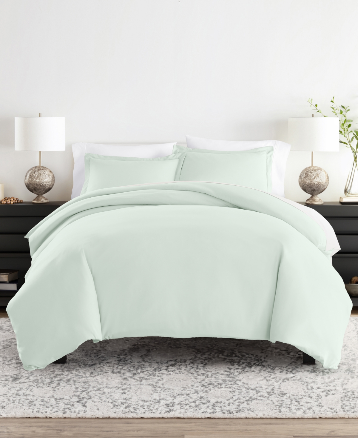 Click here for ienjoy Home Double Brushed Solid Duvet Cover Set... prices