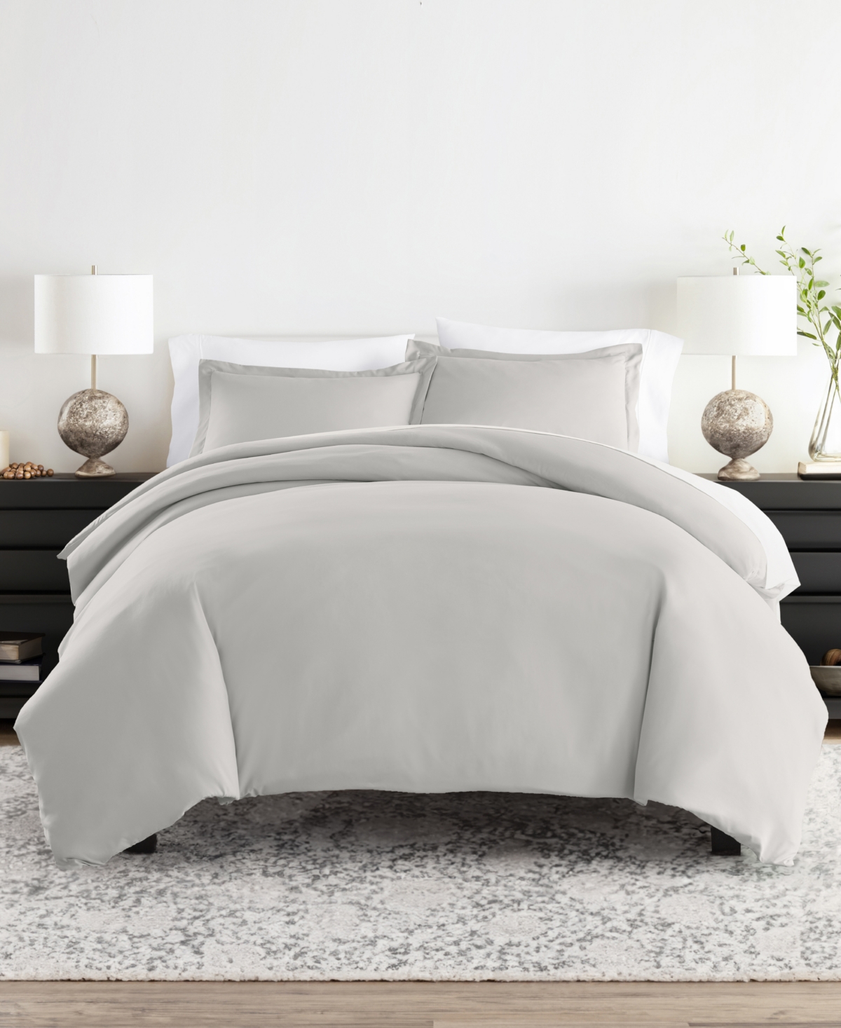 Click here for ienjoy Home Double Brushed Solid Duvet Cover Set... prices