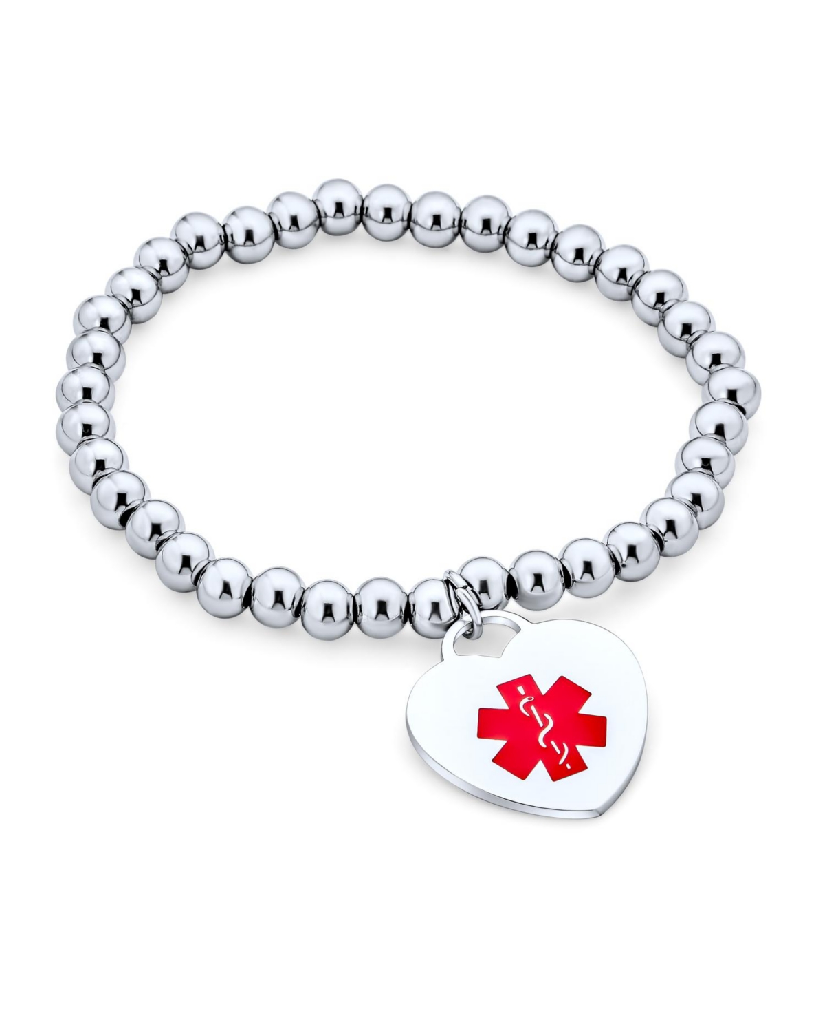 Click here for Bling Jewelry Medical Id Bracelet with Heart Charm... prices
