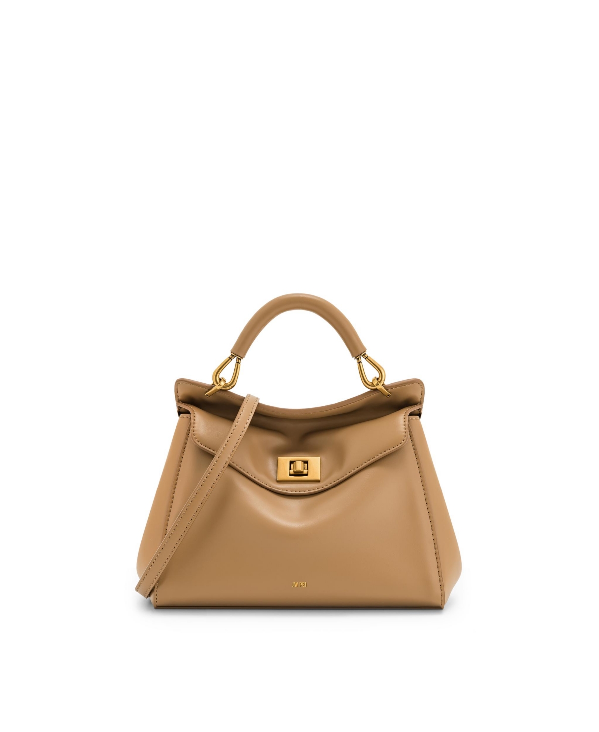 Click here for Jw Pei Lucia Classic Top Small Satchel Bag - Brown prices