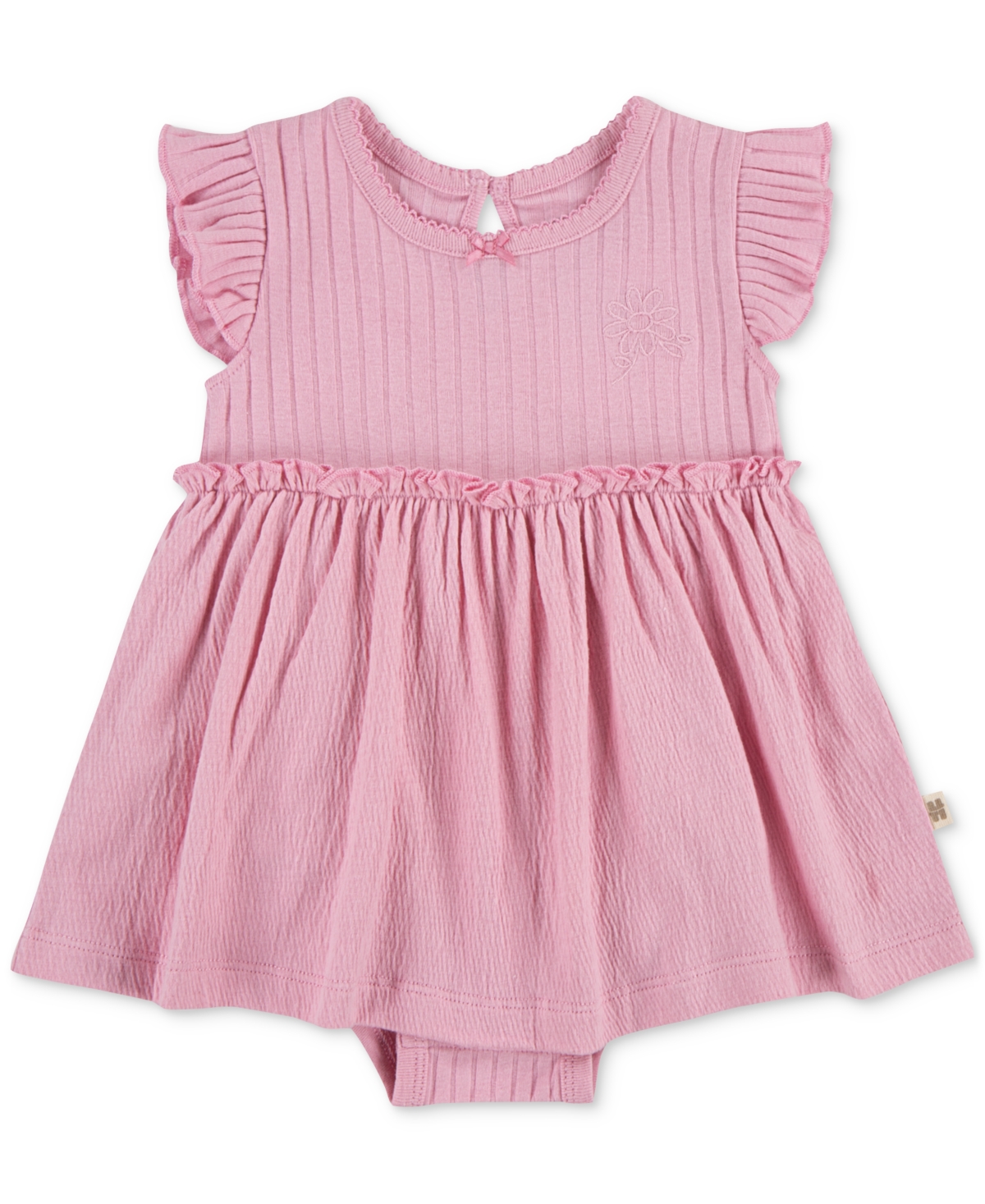 Click here for Huggies Baby Girls Cotton Flutter-Sleeve Dress  3... prices