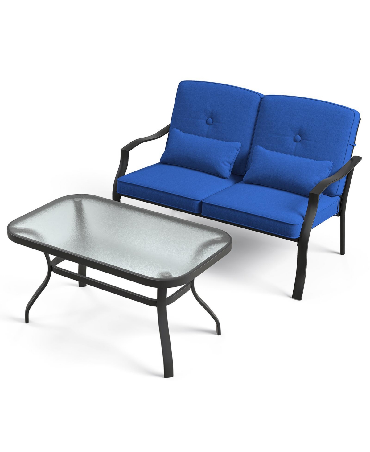 Click here for Outdoor Loveseat Chair Set with Coffee Table and S... prices