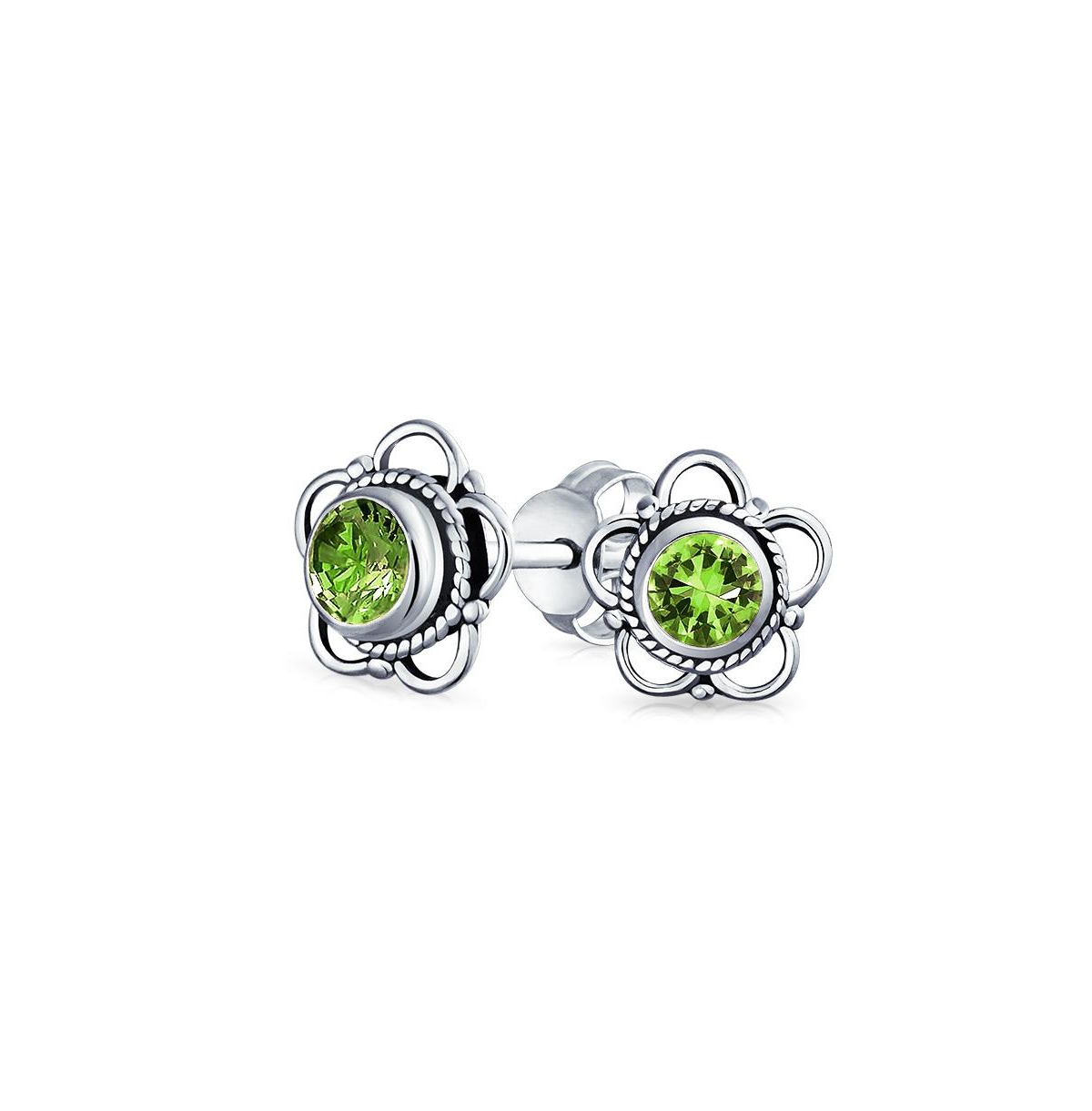 Click here for Bling Jewelry Tiny Open Flower Stud Earrings in Ox... prices