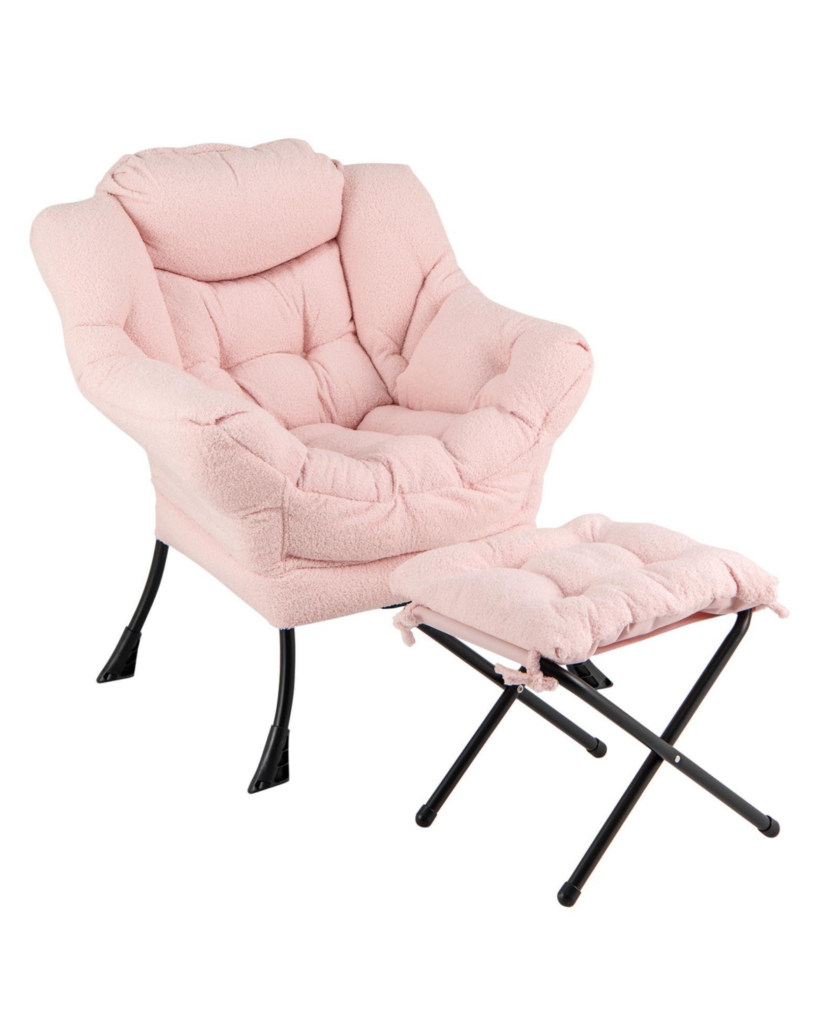Click here for Modern Accent Chair with Folding Footrest & Head P... prices