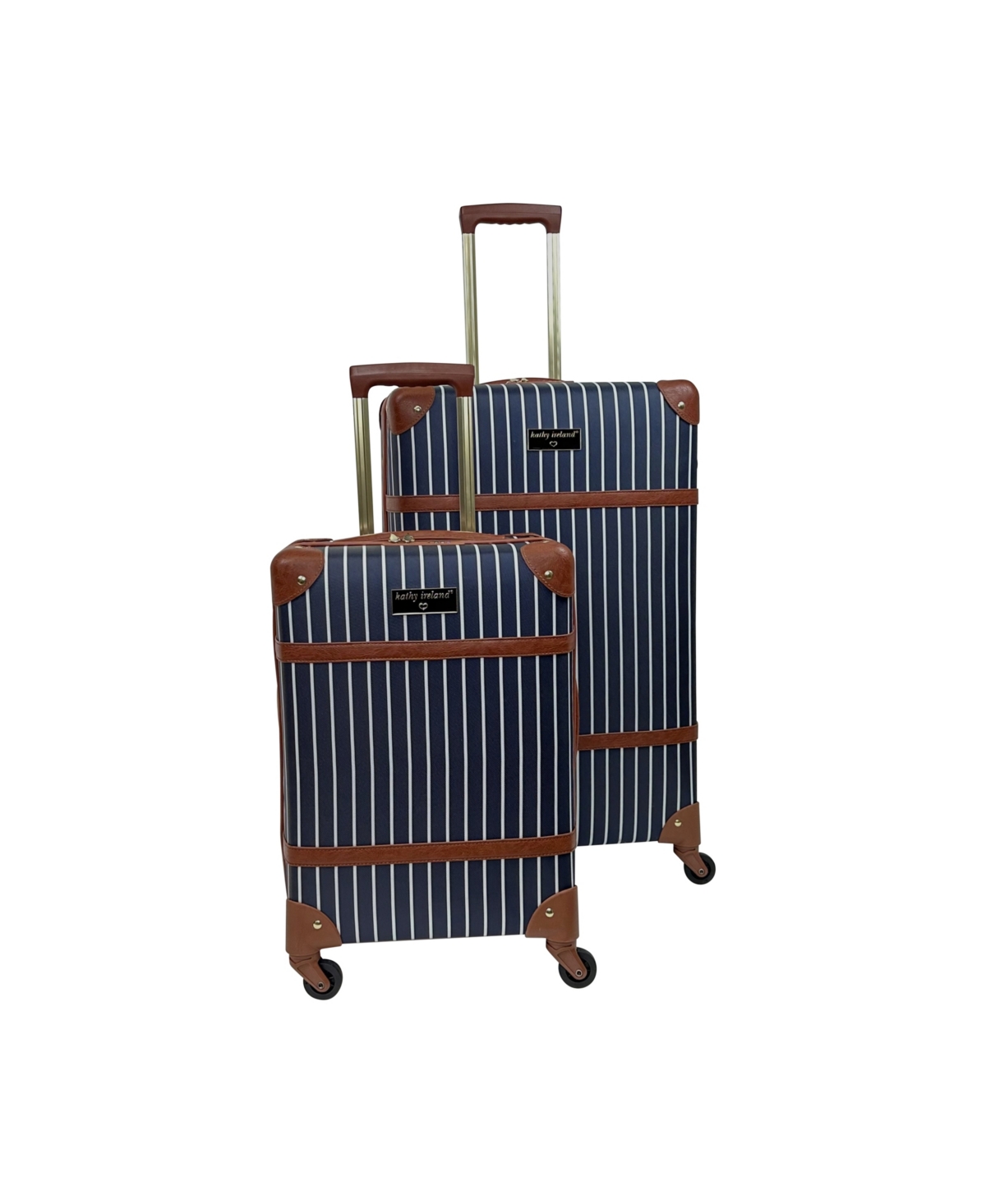 Click here for Longlat Vintage Trunk 2-Piece Hardside Luggage Set... prices