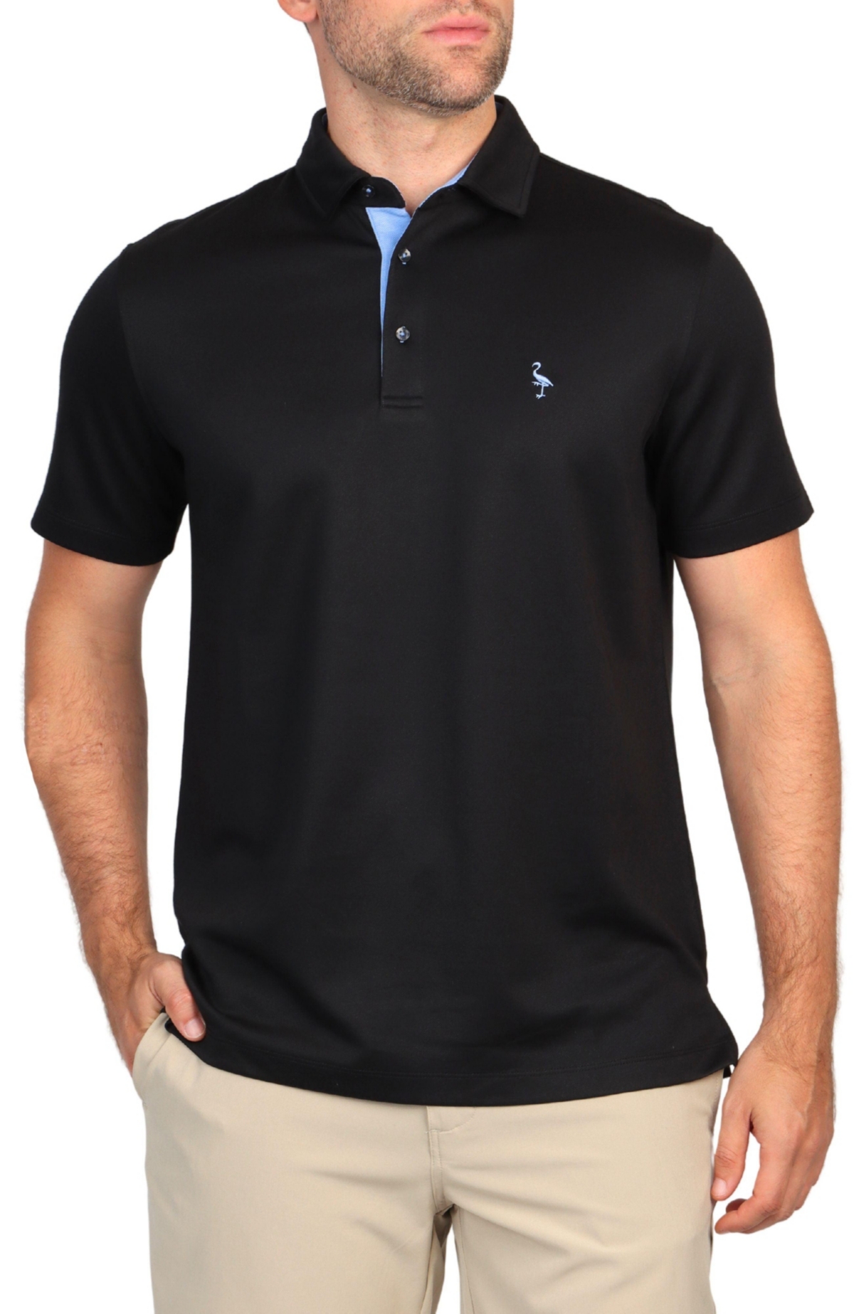 Click here for Solid Modal Polo - Black prices