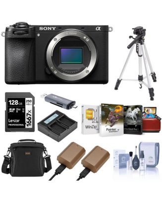Sony Alpha a6700 Mirrorless Camera Body Bundle with Shoulder Bag, 128GB ...